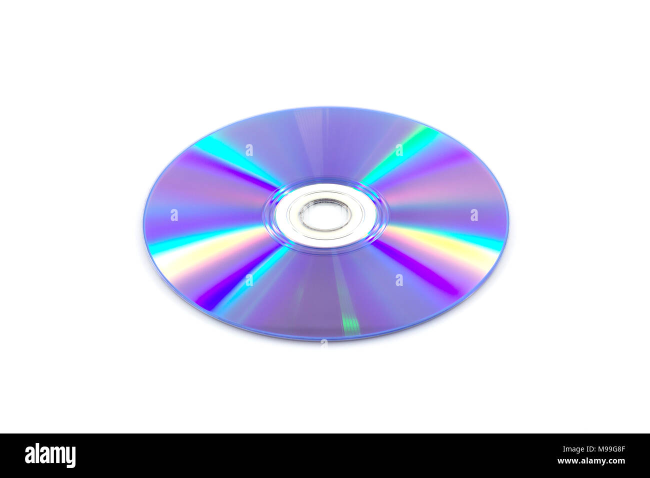 DVD disk isolate on white background Stock Photo - Alamy