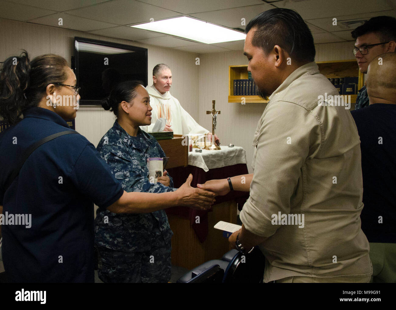 POLARIS POINT, Guam (Feb. 22, 2018) Sailors and Military Sealift ...