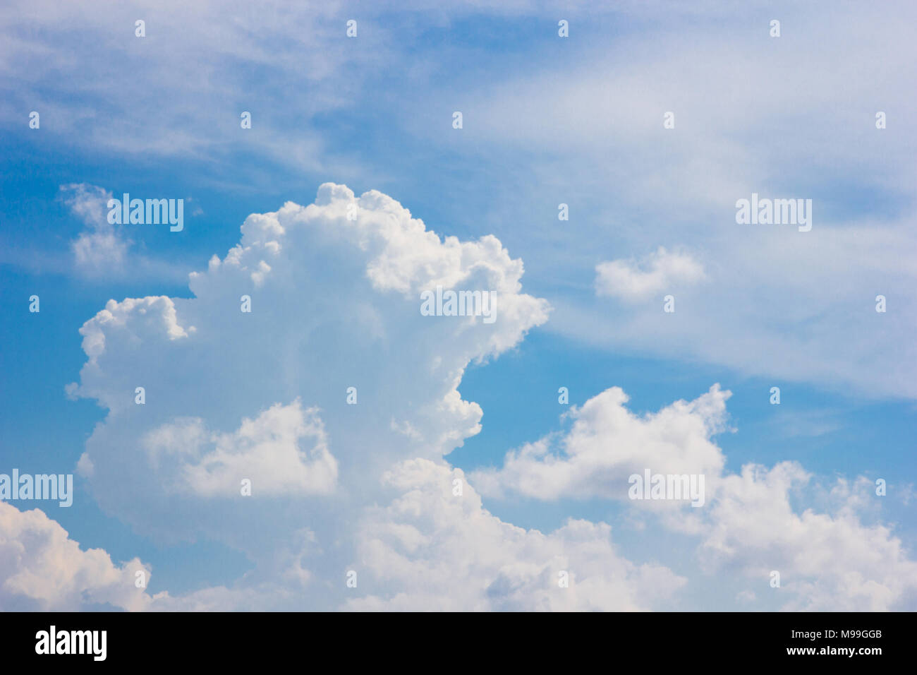 Sky and clouds in the noon Stock Photo - Alamy