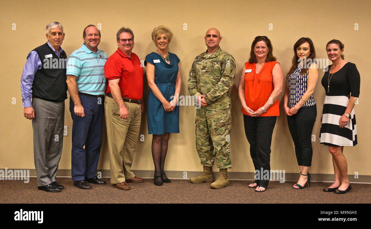 The seven newly inducted honorary commanders pose with 7th Special ...