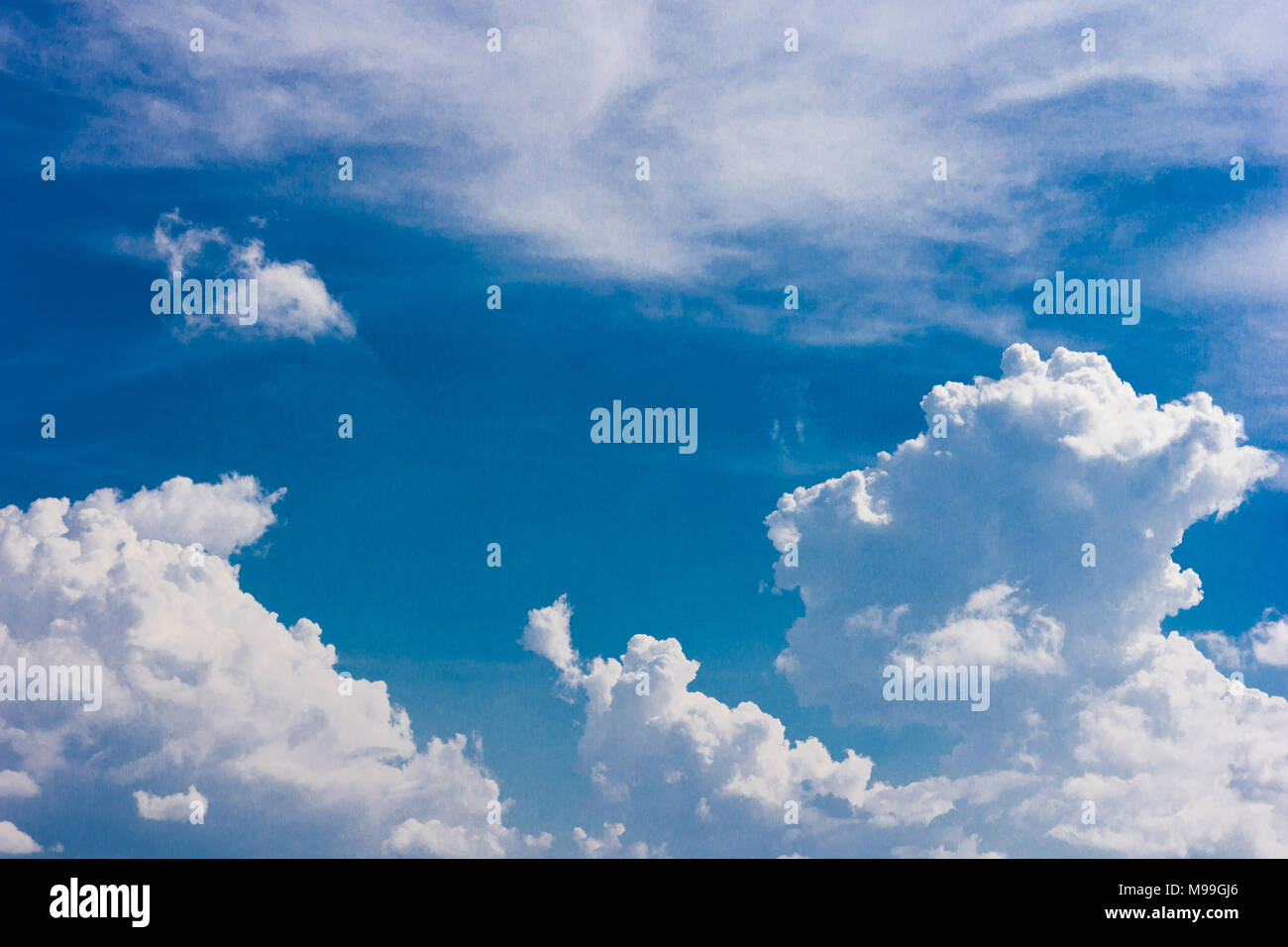 Sky and clouds in the noon Stock Photo - Alamy