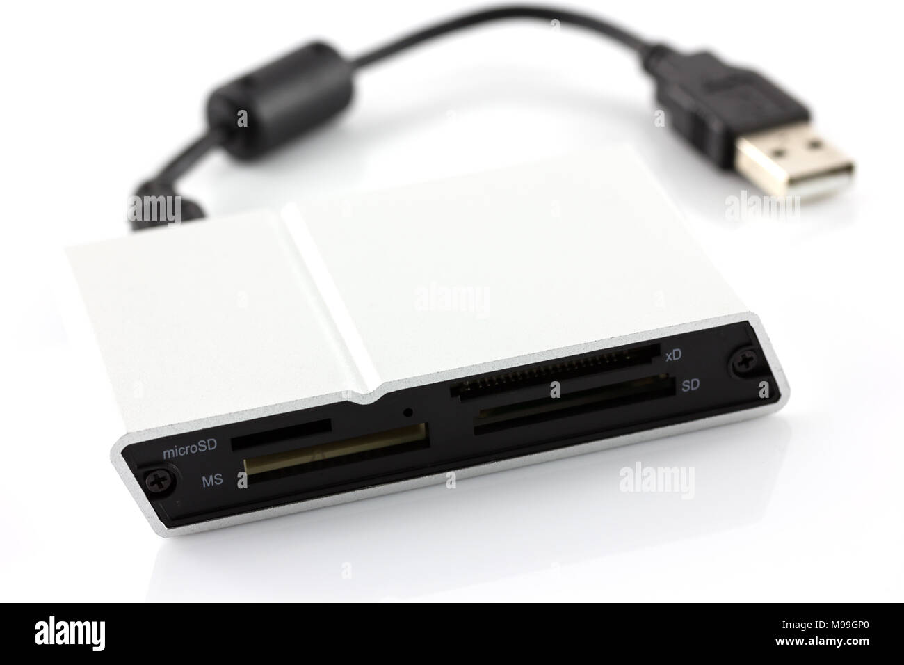 Card readers isolate on white background Stock Photo - Alamy