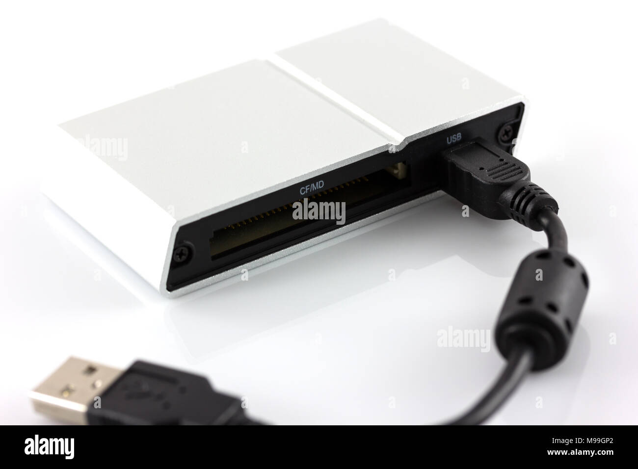 Card readers isolate on white background Stock Photo - Alamy