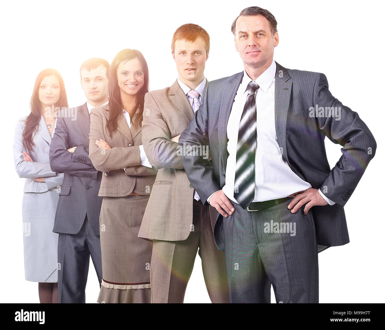 professional business team.photo in full growth Stock Photo - Alamy