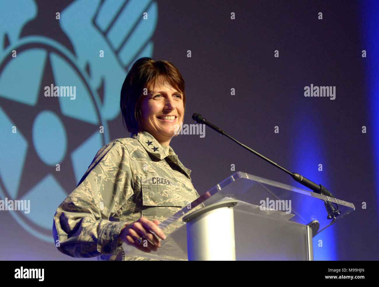 U.S. Air Force Maj. Gen. Kim Crider, Air Force chief data officer ...