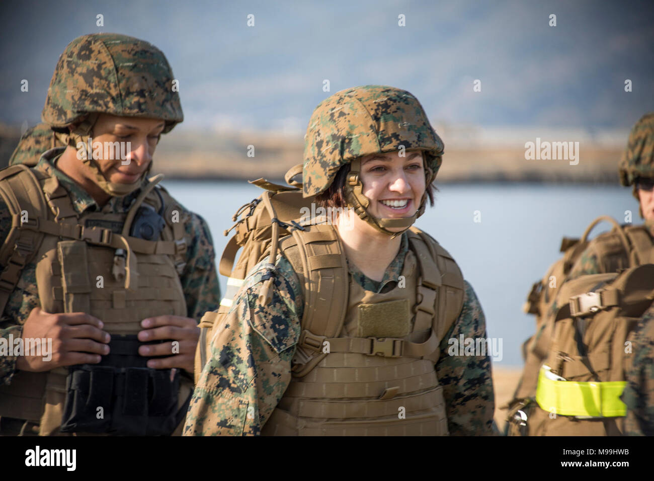 U.S. Marines with Headquarters and Headquarters Squadron (H&HS ...