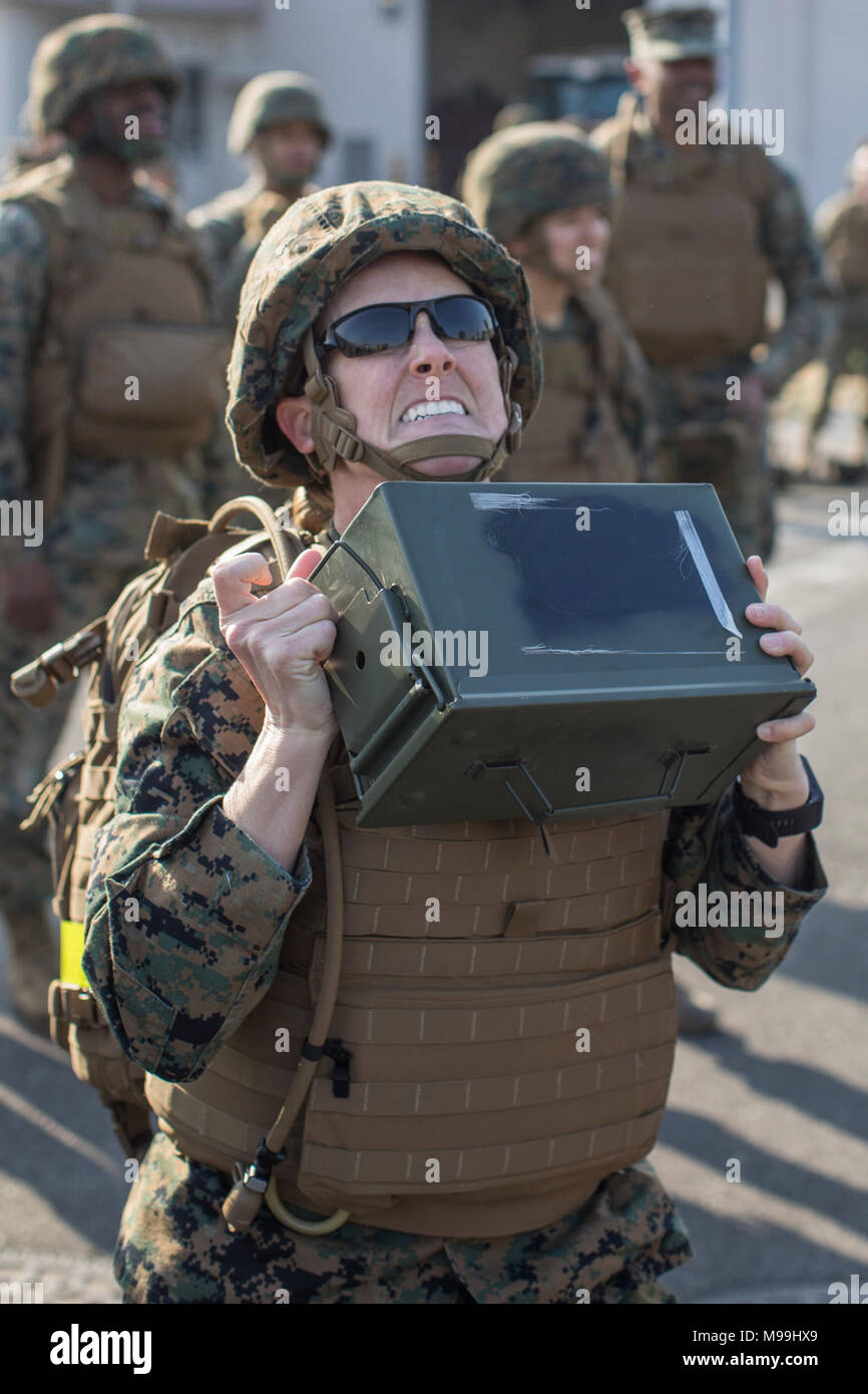 U.S. Marines with Headquarters and Headquarters Squadron (H&HS ...