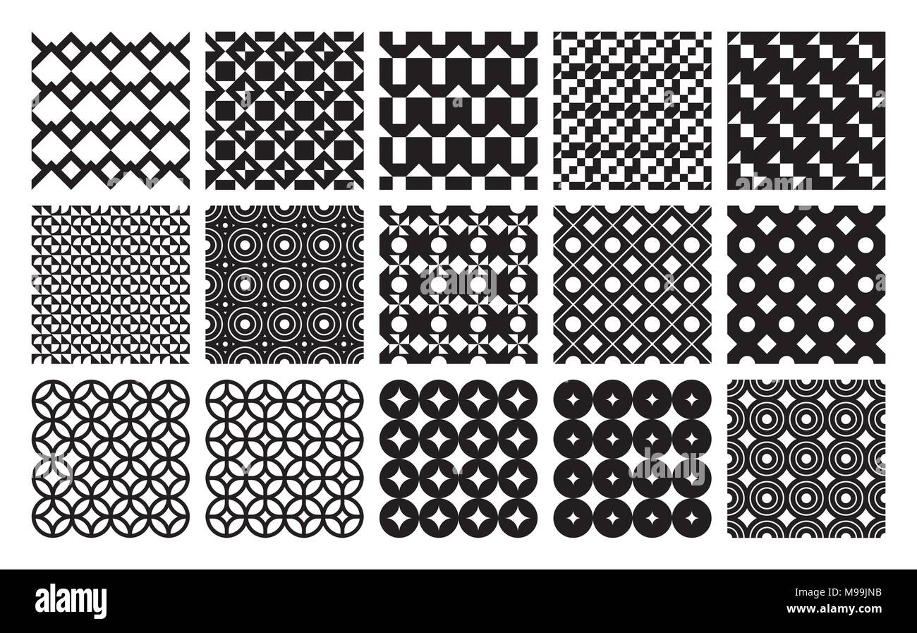 Classic Geometric Patterns Classic Geometric Black And White Pattern