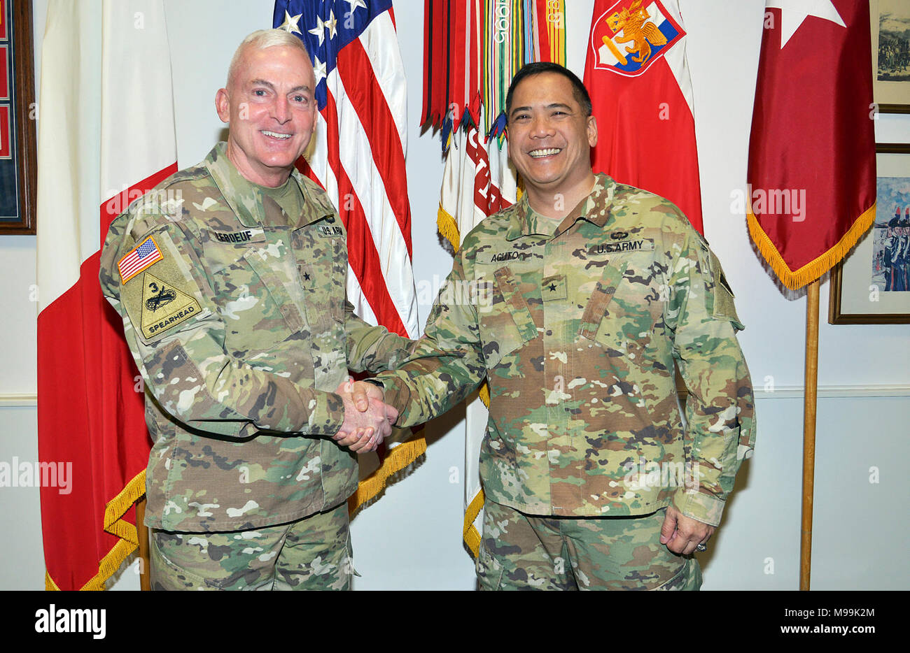 From left, Brig. Gen. Eugene J. LeBoeuf, acting Commander of U.S. Army ...