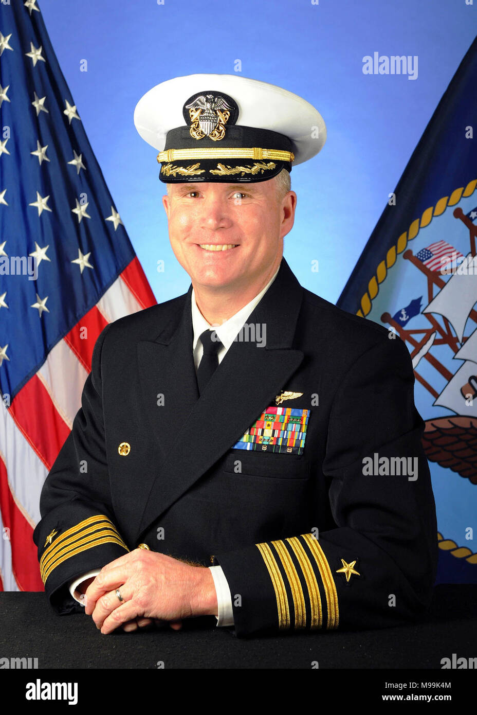 Studio portrait of Capt. Richard McCormack, USS Gerald R. Ford's (CVN ...