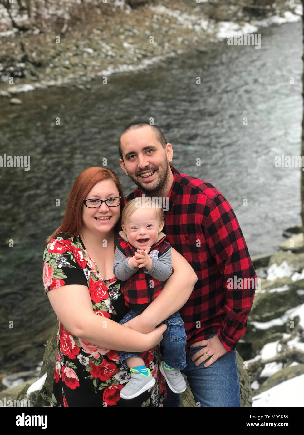 Georgia Guardsman Spc. Jason Warren smiles for a Stock Photo - Alamy