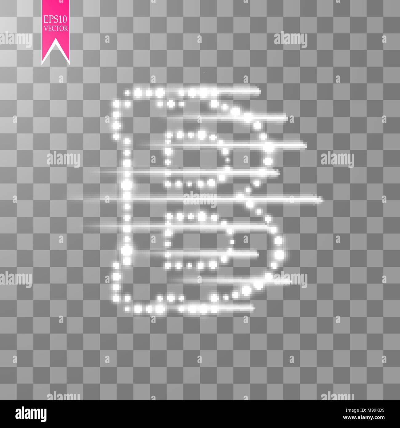Digital bitcoins symbol with light effect and speed glow lines on ...