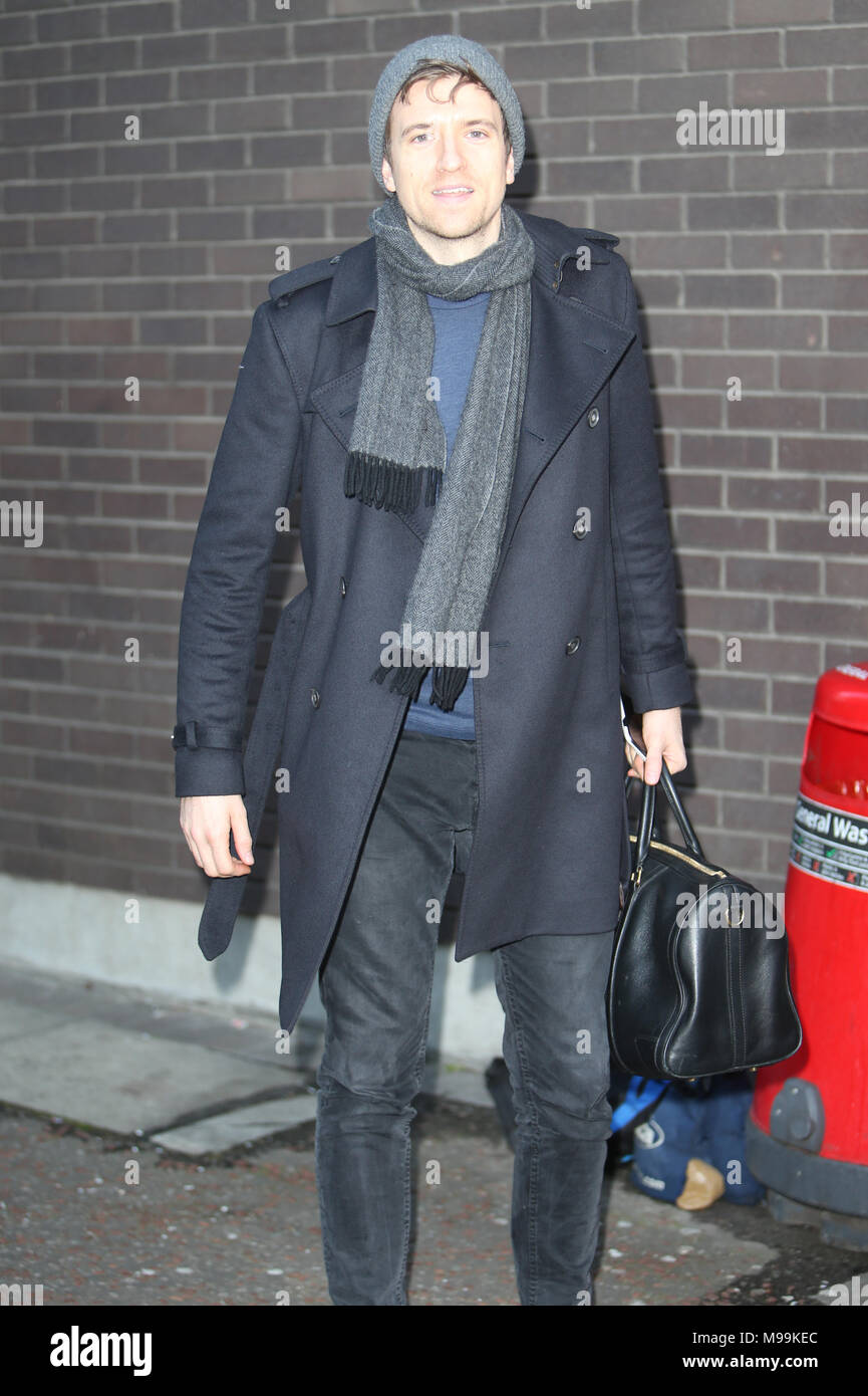 Greg James outside ITV Studios Featuring: Greg James Where: London ...