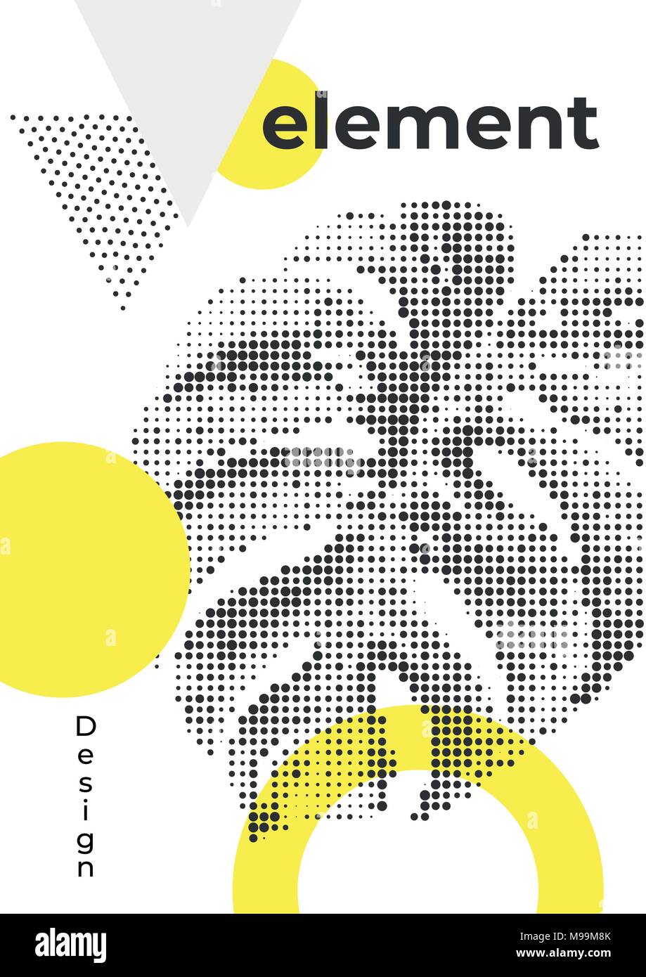 Colorful poster trend geometric shapes Stock Vector Image & Art - Alamy