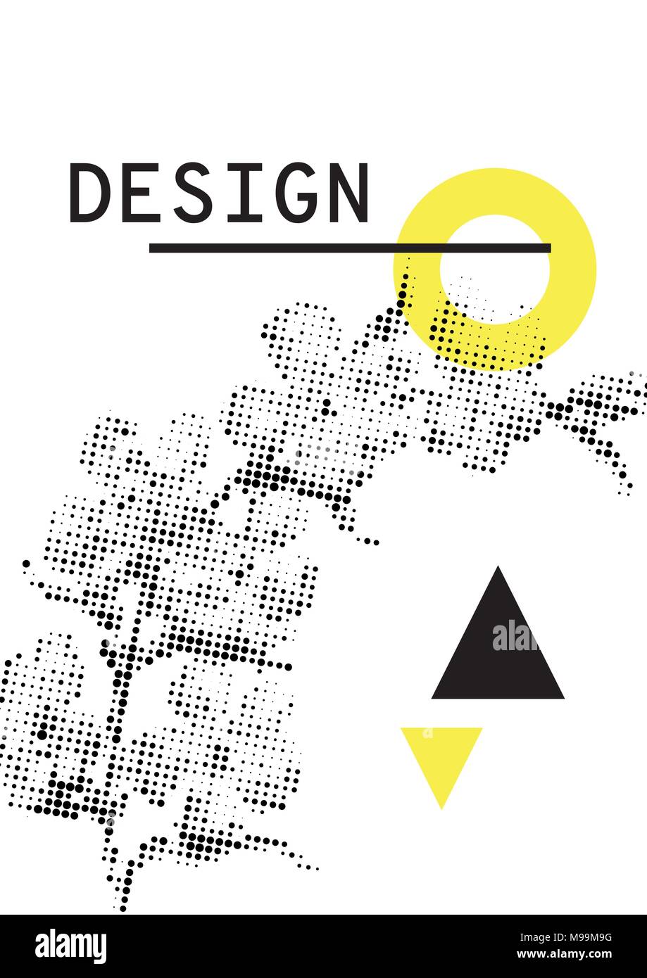 Colorful poster trend geometric shapes Stock Vector Image & Art - Alamy