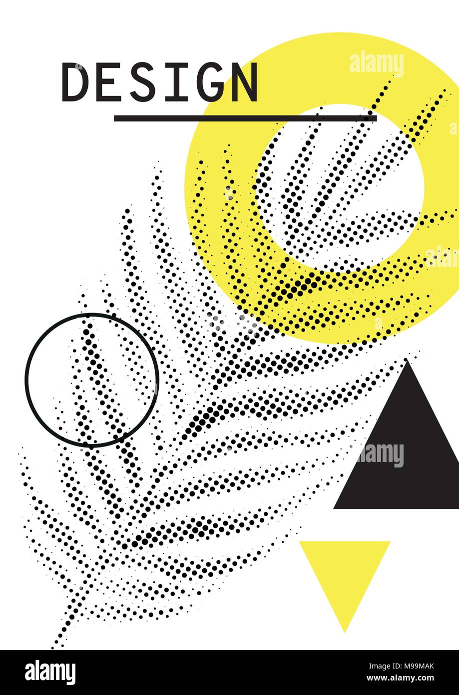 Colorful poster trend geometric shapes Stock Vector Image & Art - Alamy