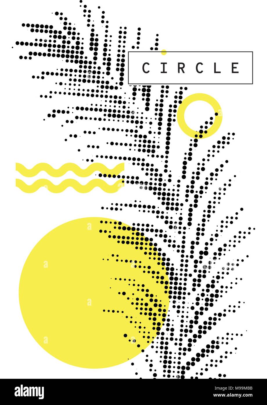 Colorful poster trend geometric shapes Stock Vector Image & Art - Alamy