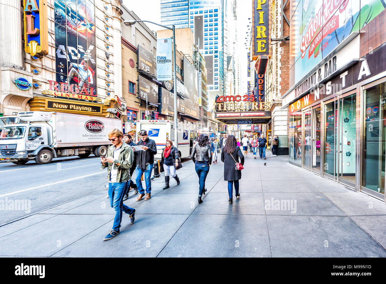 New York City, USA - October 28, 2017: Manhattan NYC buildings of ...