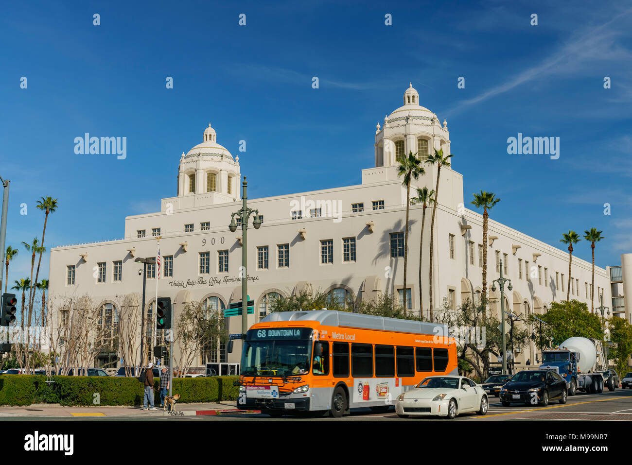 Los Angeles, MAR 3: Historical US Post Office in downtown on MAR 3 ...