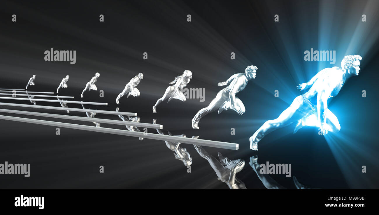 Well Coordinated or Managed Team Working Together Stock Photo - Alamy