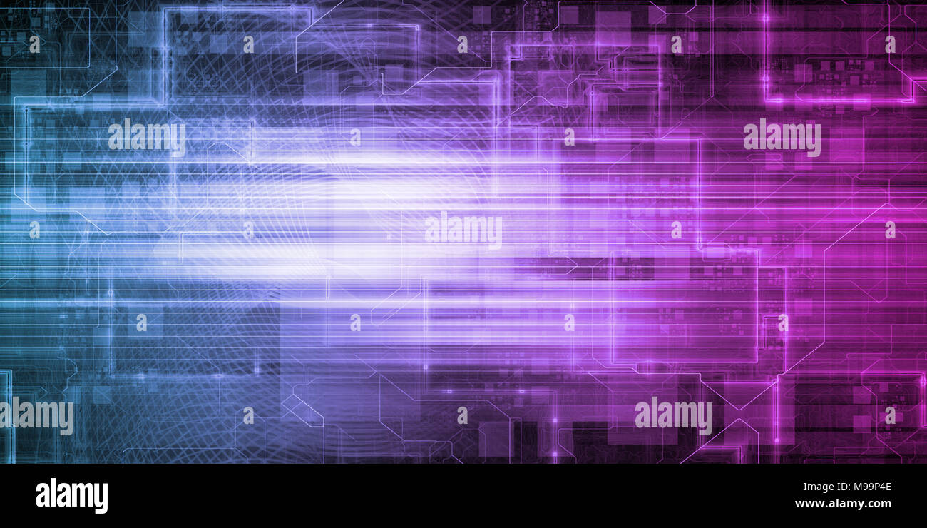 Futuristic Science as a Digital Background Art Stock Photo - Alamy