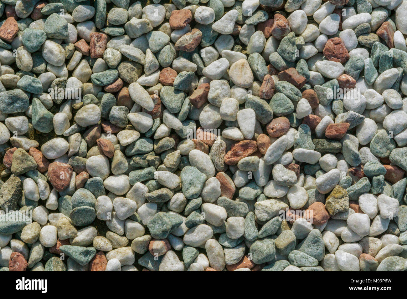 Texture or background of multi color stones Stock Photo - Alamy