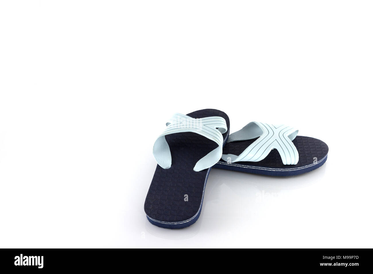 Blue slippers hi-res stock photography and images - Alamy