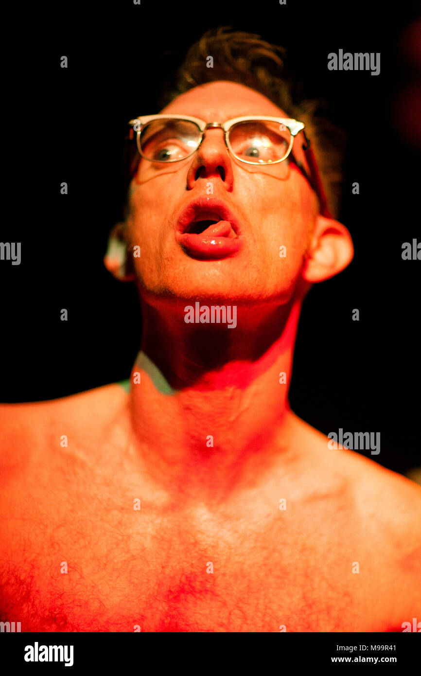 J. D. Wilkes of the Legendary Shack Shakers, playing at the Cell Block ...