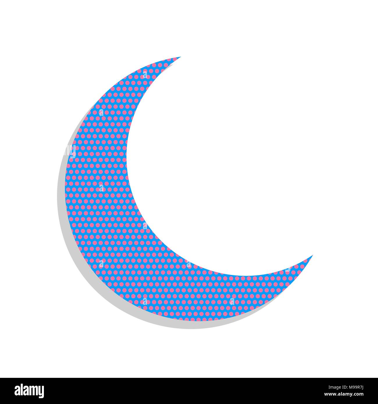Mysterious lunar light Stock Vector Images - Alamy