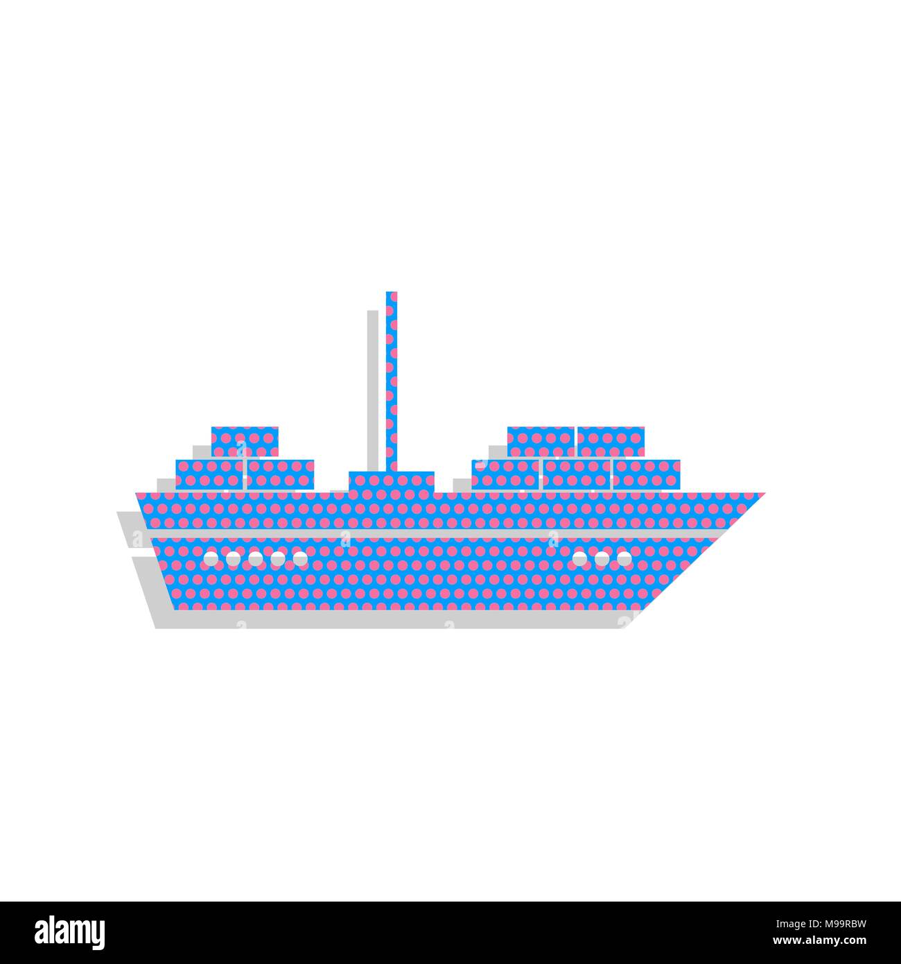 Blue neon icon sailboat hi-res stock photography and images - Alamy