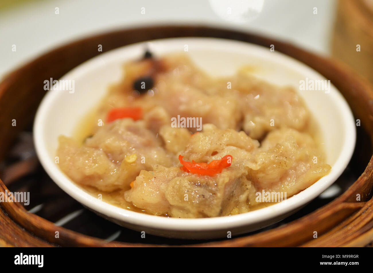 Chinese dim sum Black bean steamed pork ribs Stock Photo - Alamy