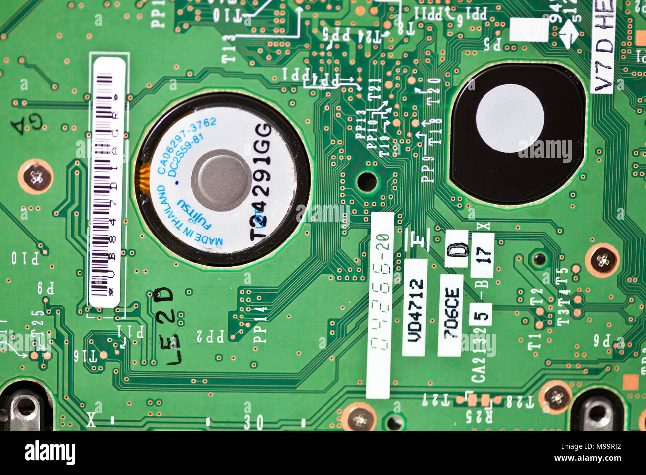 Macro picture of computer electronics Stock Photo - Alamy