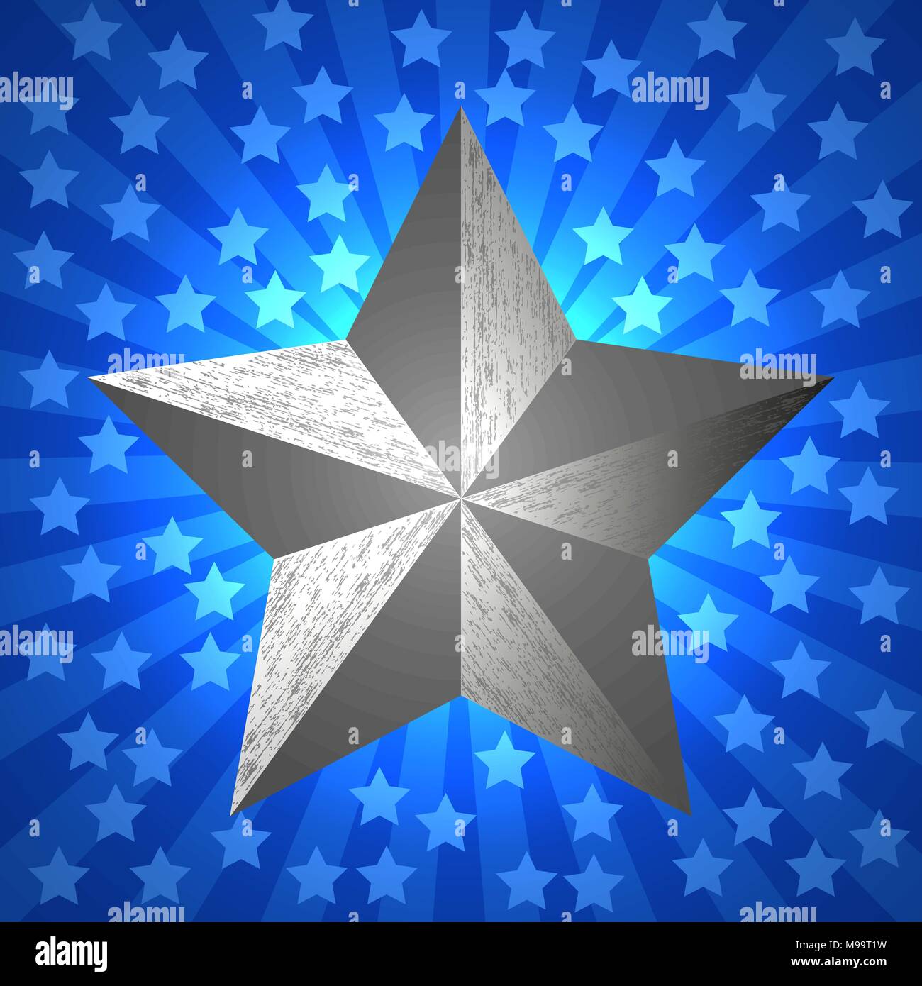 Silver star army hi-res stock photography and images - Alamy