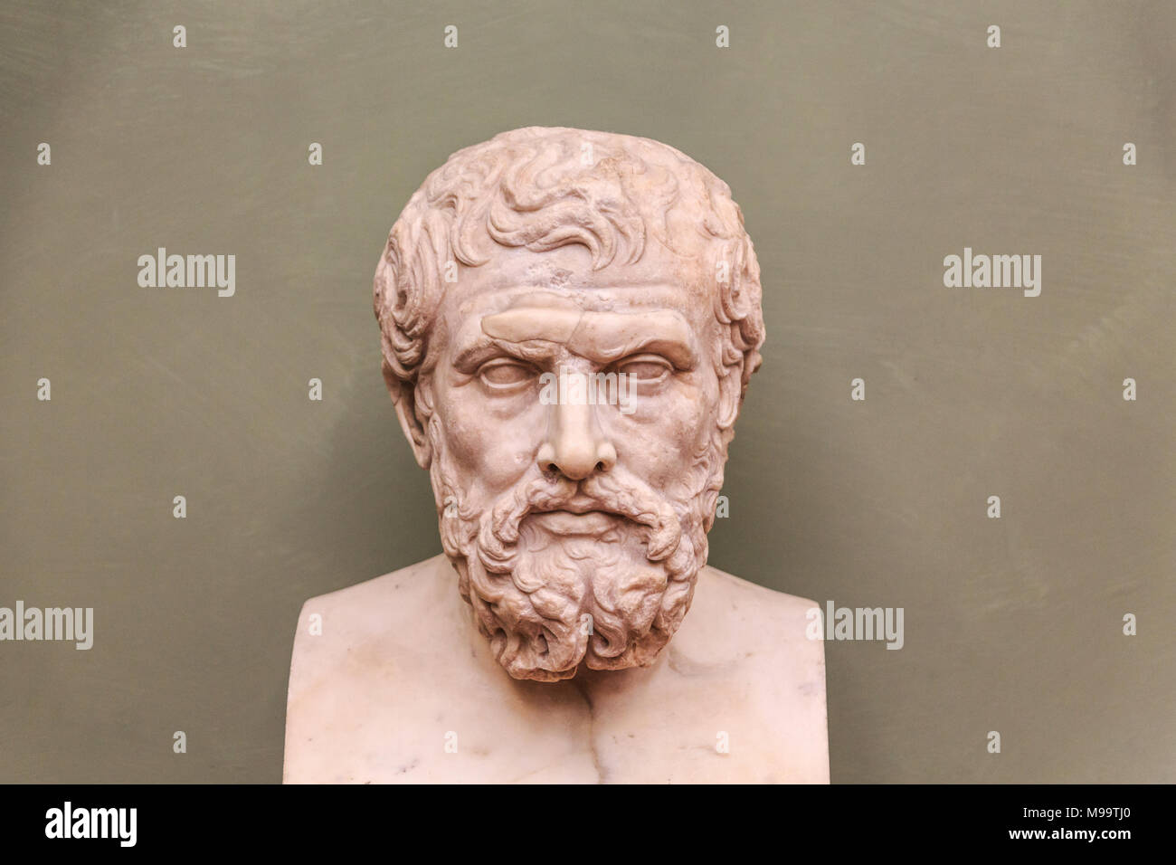 Ancient Roman Bust in a Museum in Florence Stock Photo - Alamy