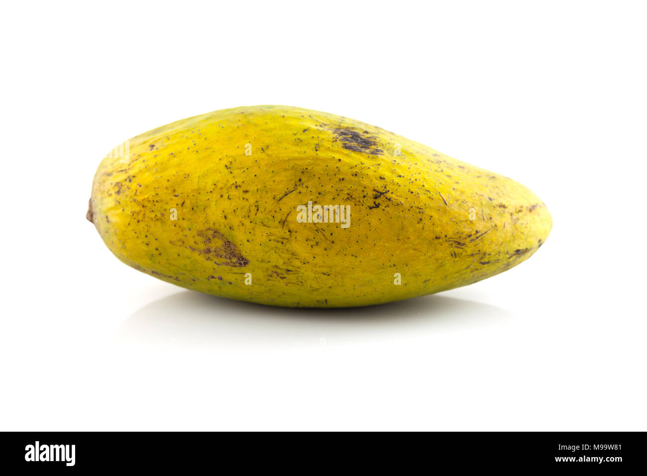 Fresh tropical mango isolate on white background Stock Photo - Alamy
