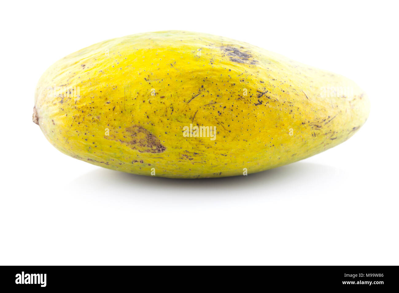 Fresh tropical mango isolate on white background Stock Photo - Alamy