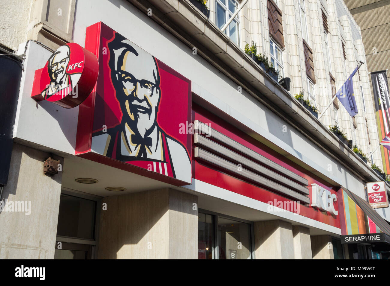 Kfc colonel logo hi-res stock photography and images - Alamy