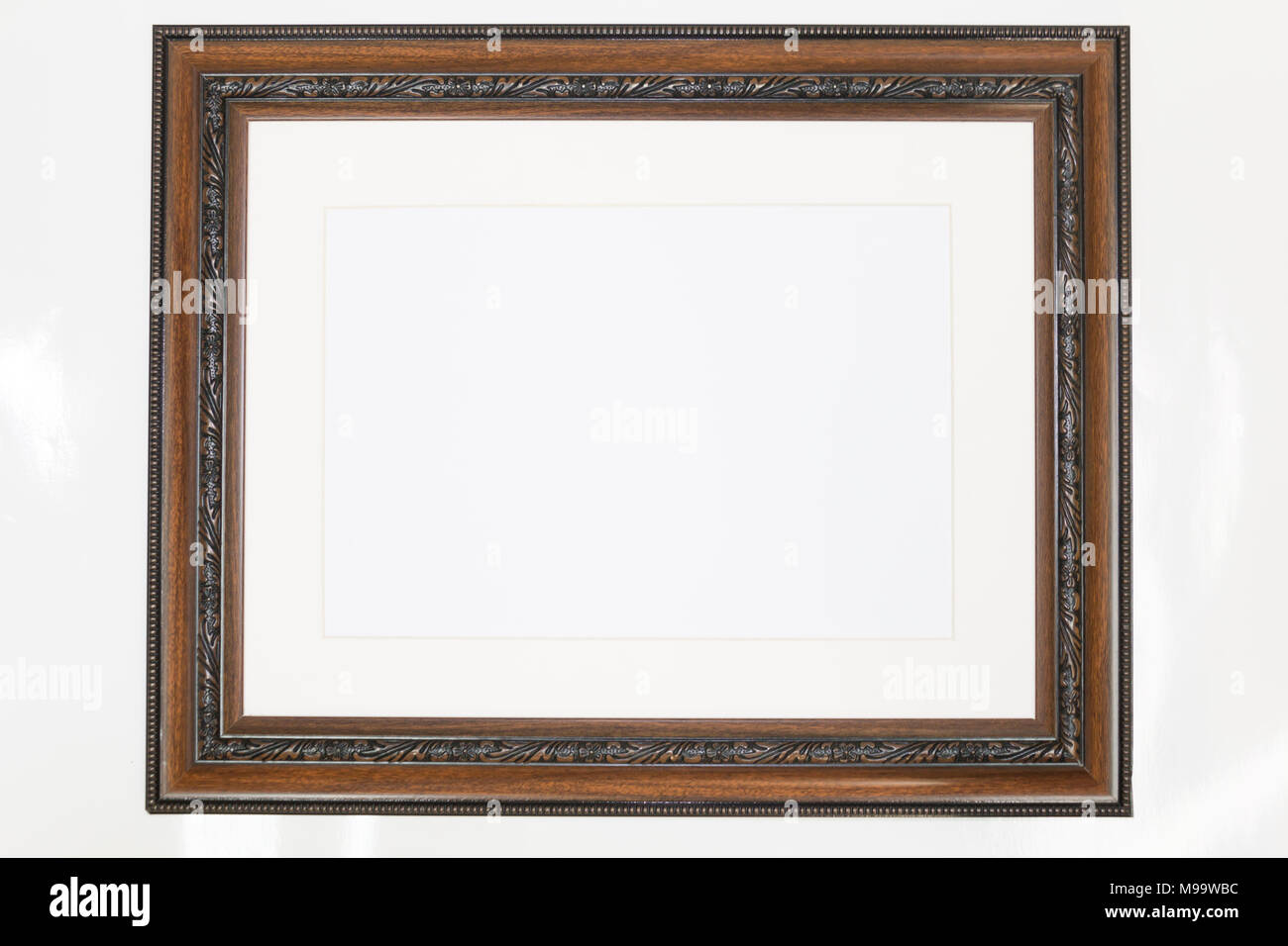 Antique wooden frame Stock Photo - Alamy