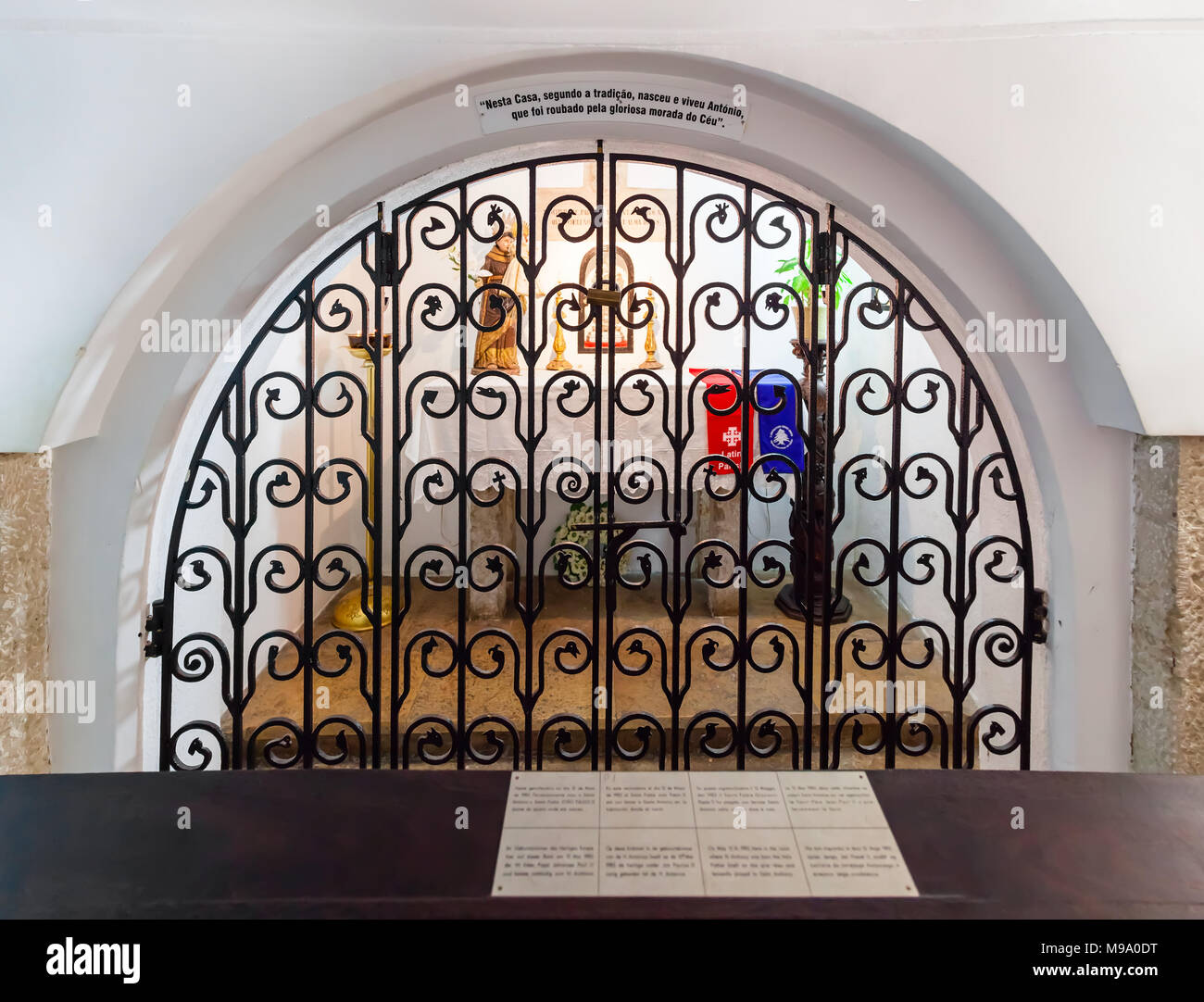 Birthplace of Saint Anthony of Lisbon / Padua / Padova, in the crypt of ...