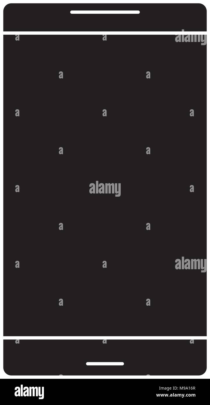 smartphone device icon over white background, vector illustration Stock ...