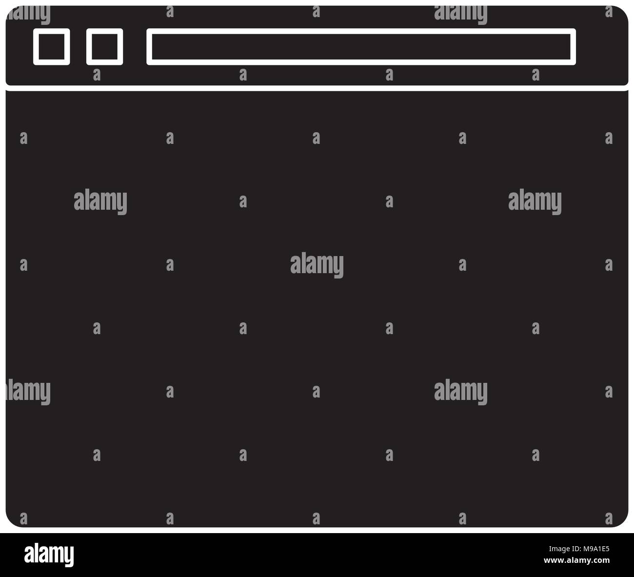 web interface icon over white background, vector illustration Stock ...