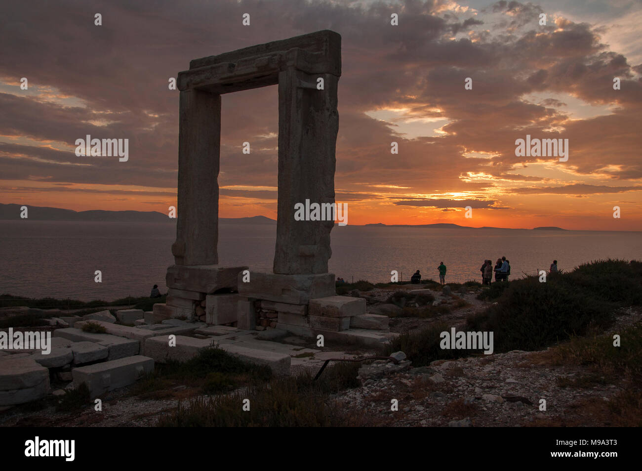 Temple portara hi-res stock photography and images - Alamy
