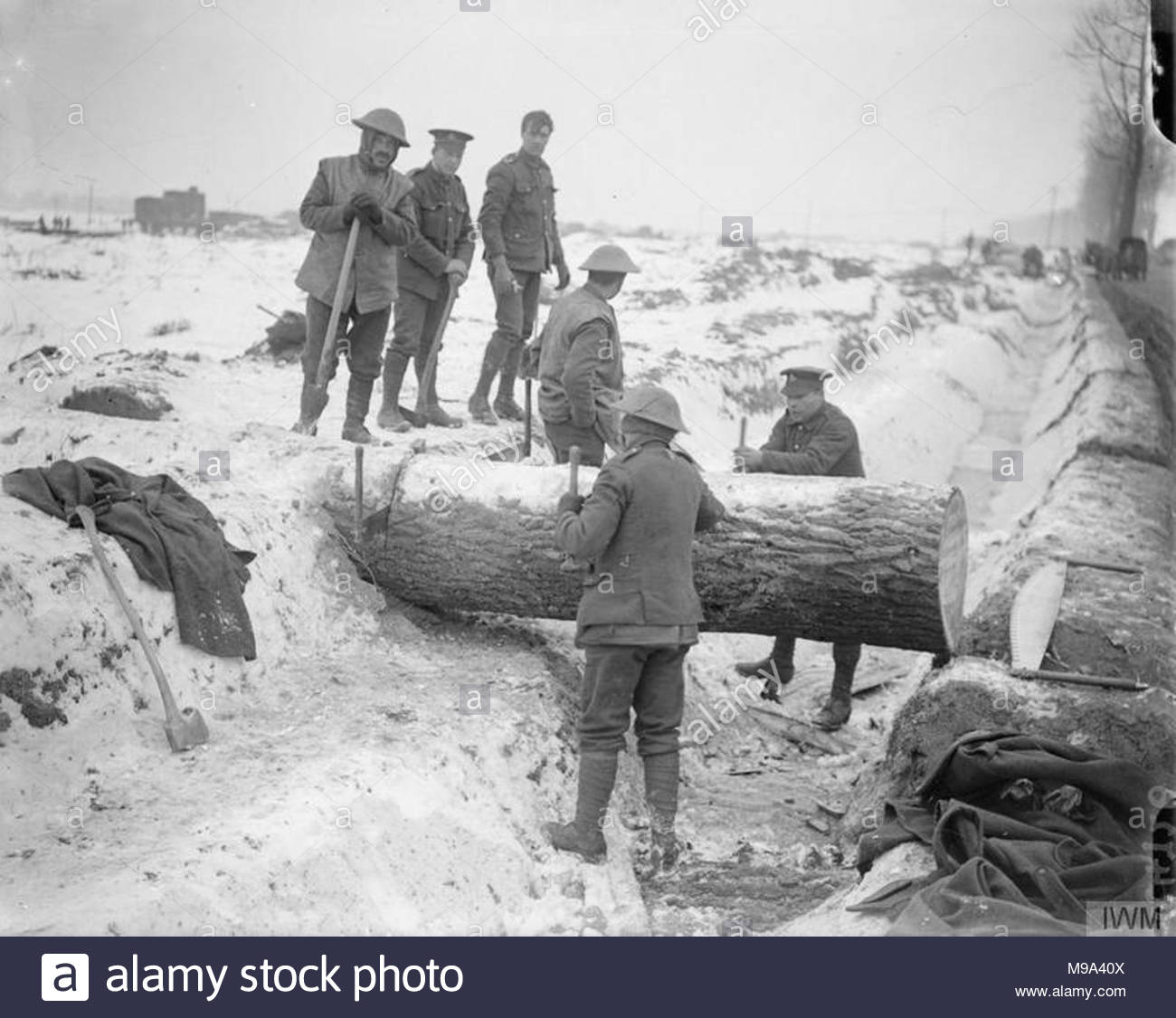 British Soldiers In Snow Western Stock Photos & British Soldiers In ...