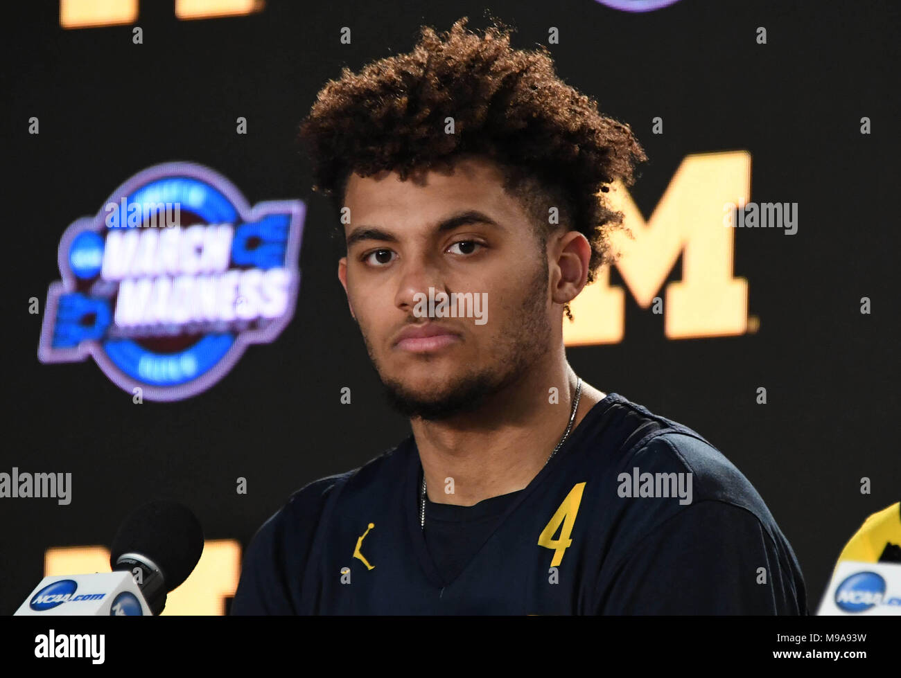 Los Angeles, Untied States. 23rd Mar, 2018. Michigan Wolverines forward ...