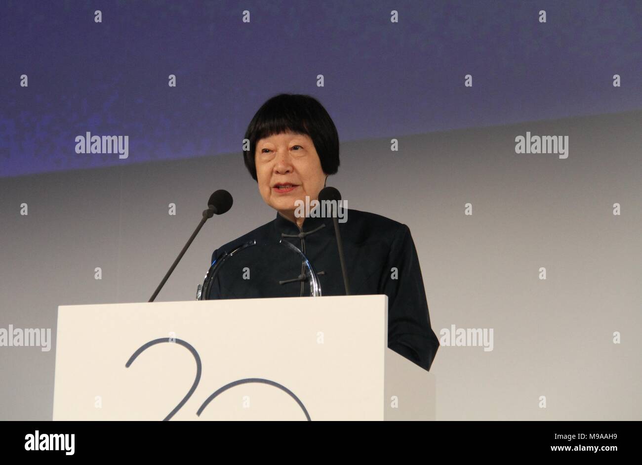 Paris, France. 22nd Mar, 2018. Chinese scientist Mee-Mann Chang speaks ...