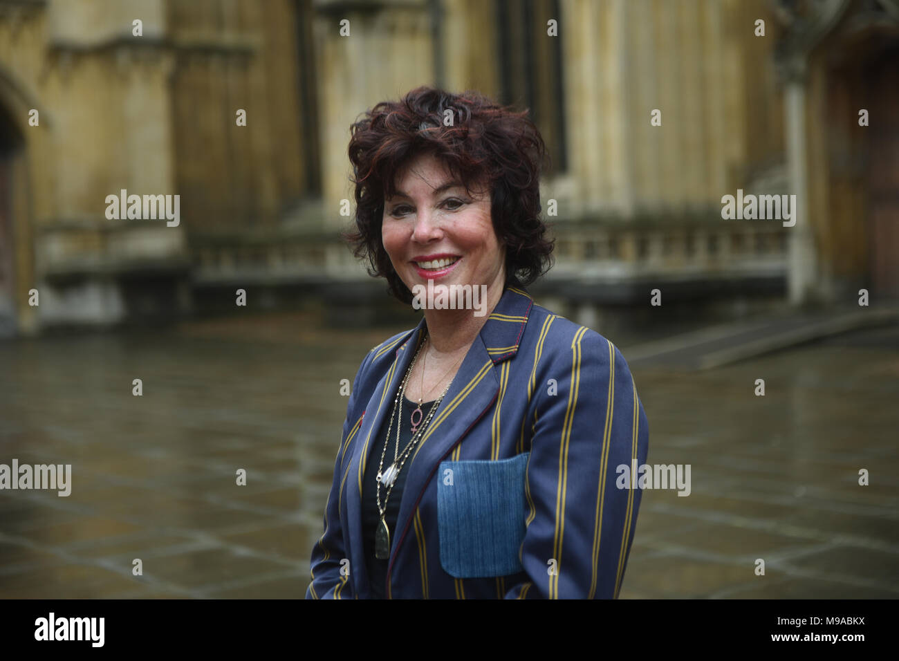 Oxford, UK. 24th March, 2018. Ruby Wax at Oxford Literary Festival 24th ...