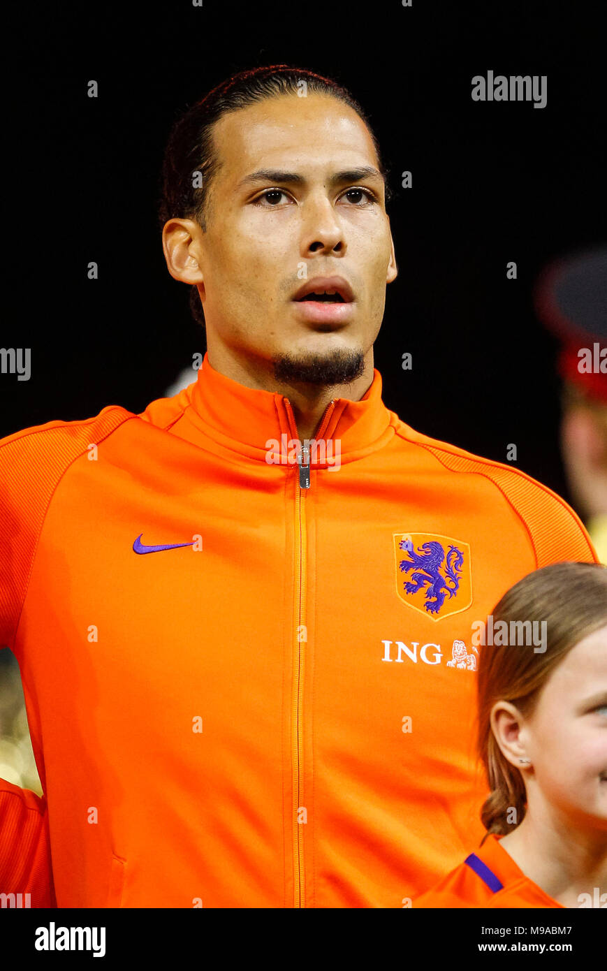 Amsterdam, Netherlands. 23rd March, 2018. Virgil van Dijk of ...
