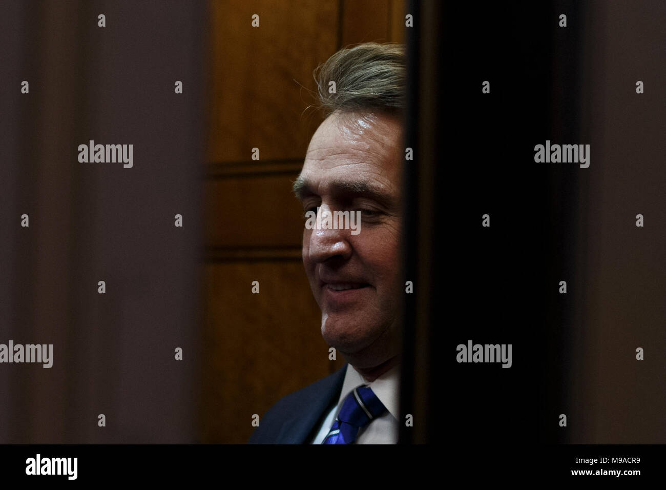 United States Senator Jeff Flake, Republican of Arizona, in the ...