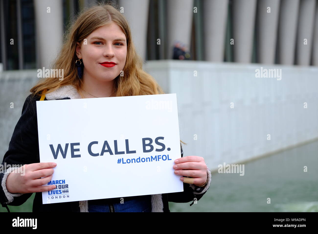 London, UK. 24th march, 2018. Rally outside the US Embassy in London on ...