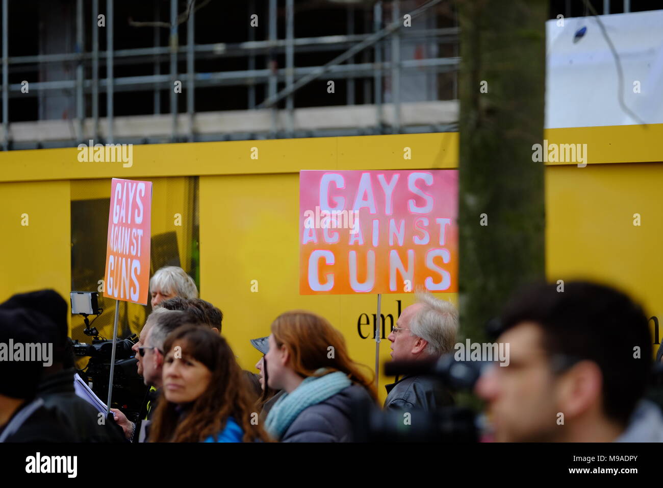 London, UK. 24th march, 2018. Rally outside the US Embassy in London on ...